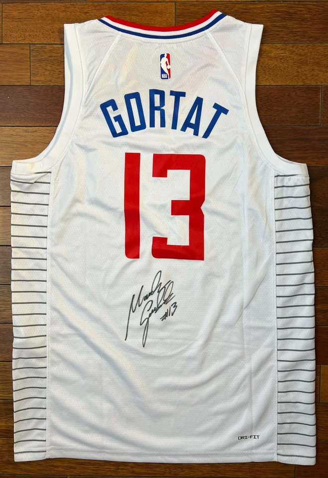 Marcin Gortat Hammer Signed Autographed NBA Los Angeles Clippers Jersey ...