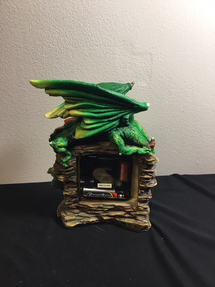 Summit Collection Dragon Clock Year 2000 Missing Back | eBay