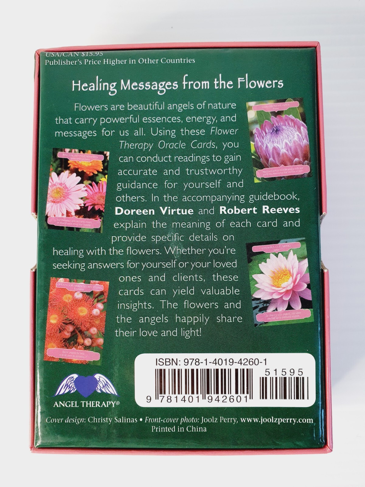 Flower Therapy Oracle Cards & Guidebook - Doreen Virtue & Robert Reeves ...