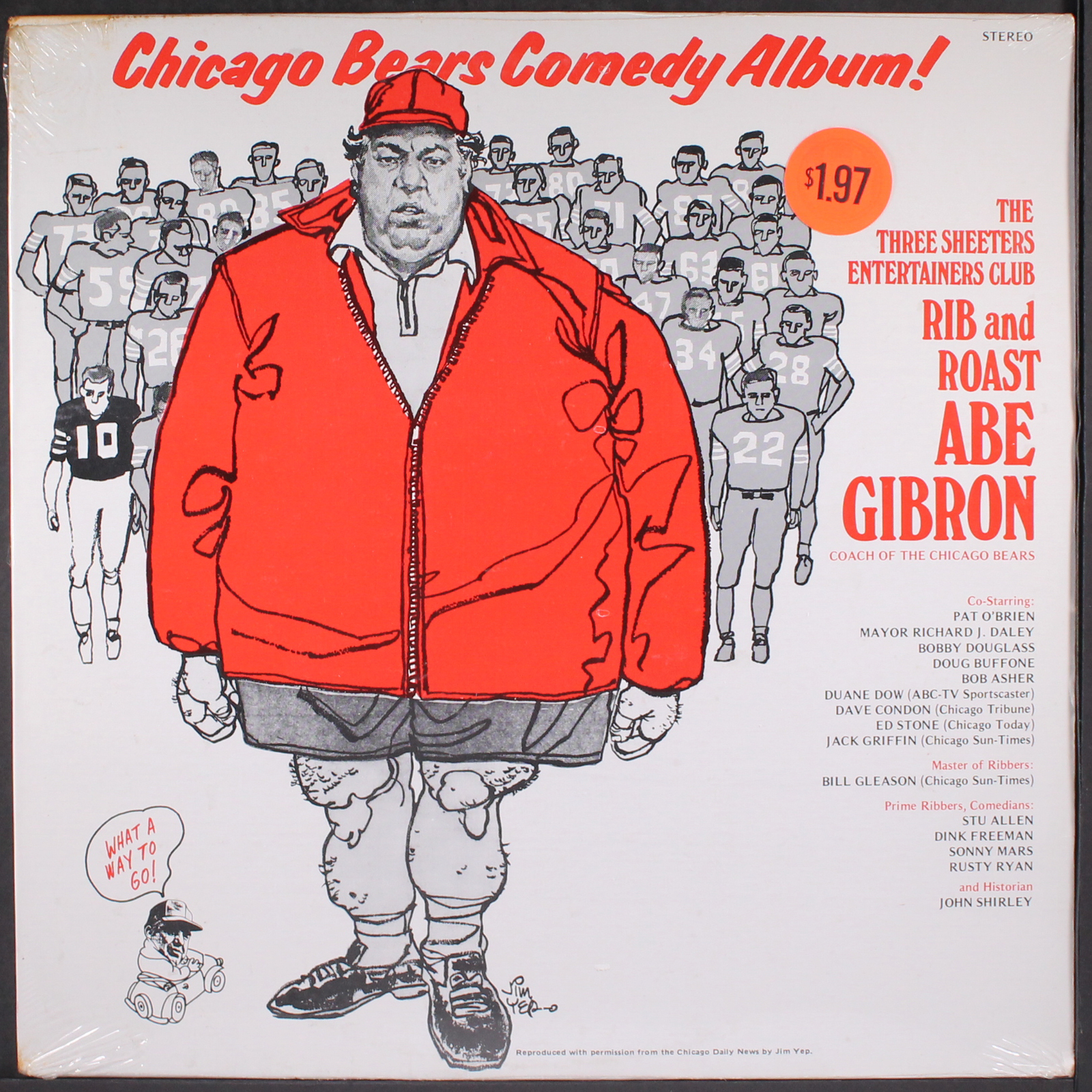 VARIOUS: chicago bears comedy album rib and roast: abe gibron coach of ...