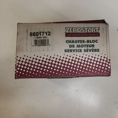 8601712 ZEROSTART OIL PAN HEATER | eBay