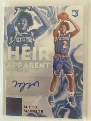 2021-22 Court Kings Miles Mcbride Heir Apparent Ruby Auto 68/ 99 Knicks ...