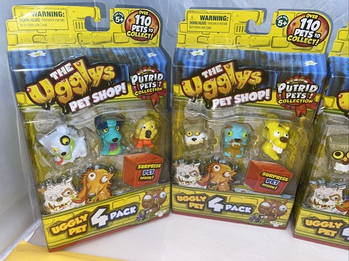 THE UGGLYS PET SHOP PUTRID PETS COLLECTION - LOT of 4 - (4 Pack ...