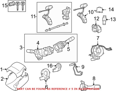 Genuine OEM Windshield Wiper Switch For Toyota Tacoma Tundra 8465204150 ...