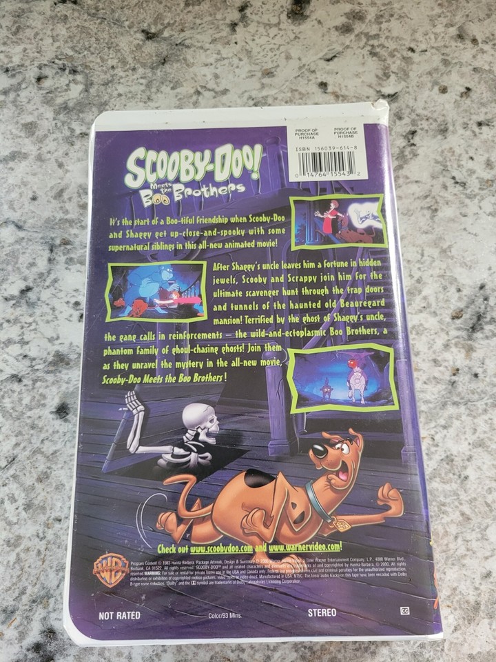 Scooby-Doo Meets the Boo Brothers (VHS, 2000, Warner Family ...