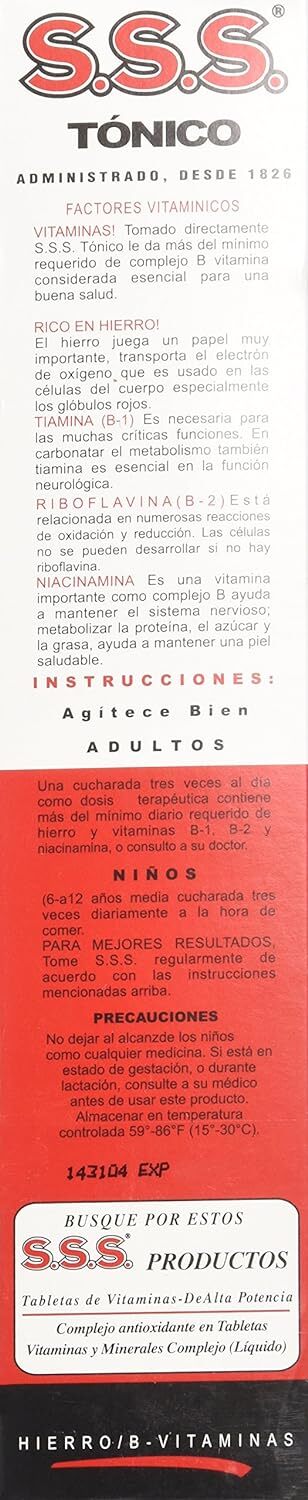 Sss Tonic Liquid 20 Oz | eBay