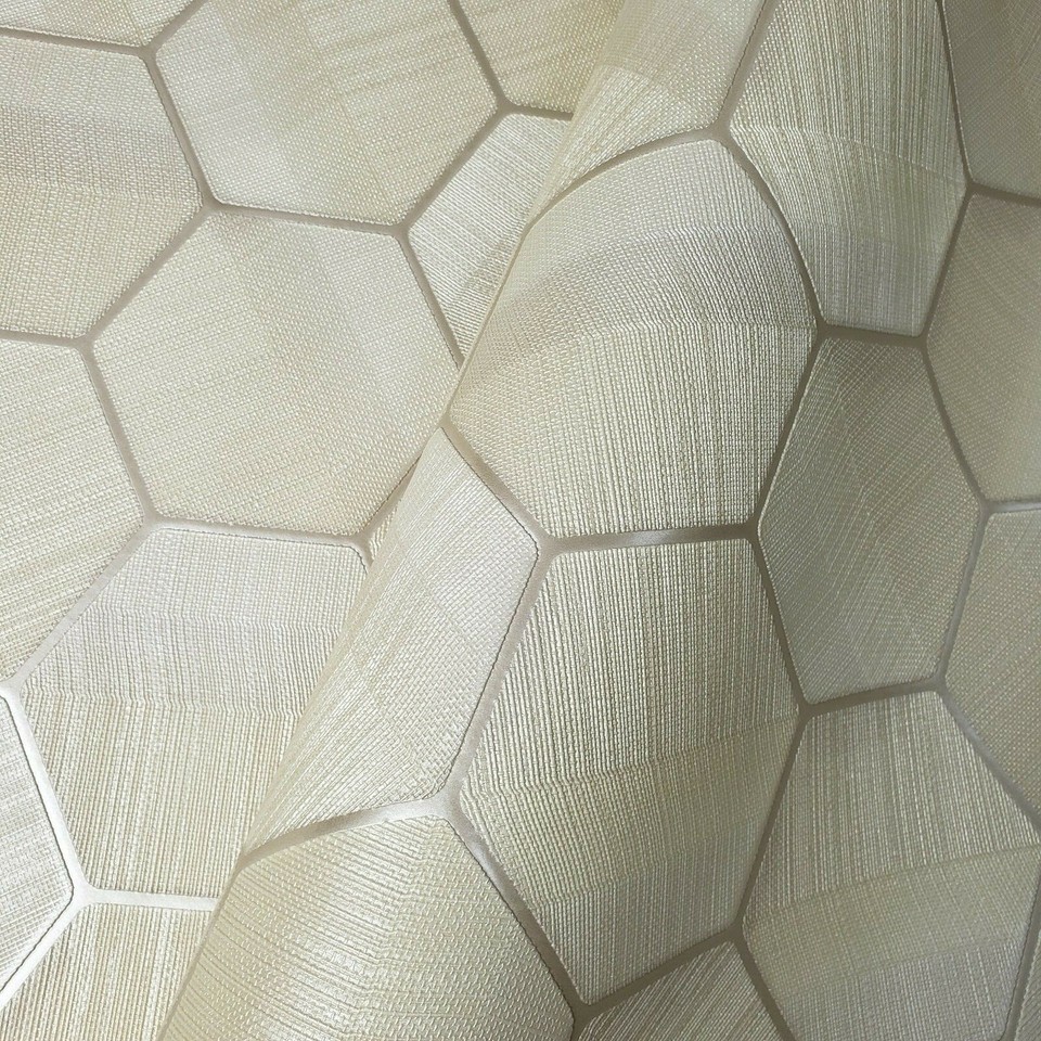 Lamborghini Hexagon Feature Yellow Gold Metallic textured Wallpaper ...
