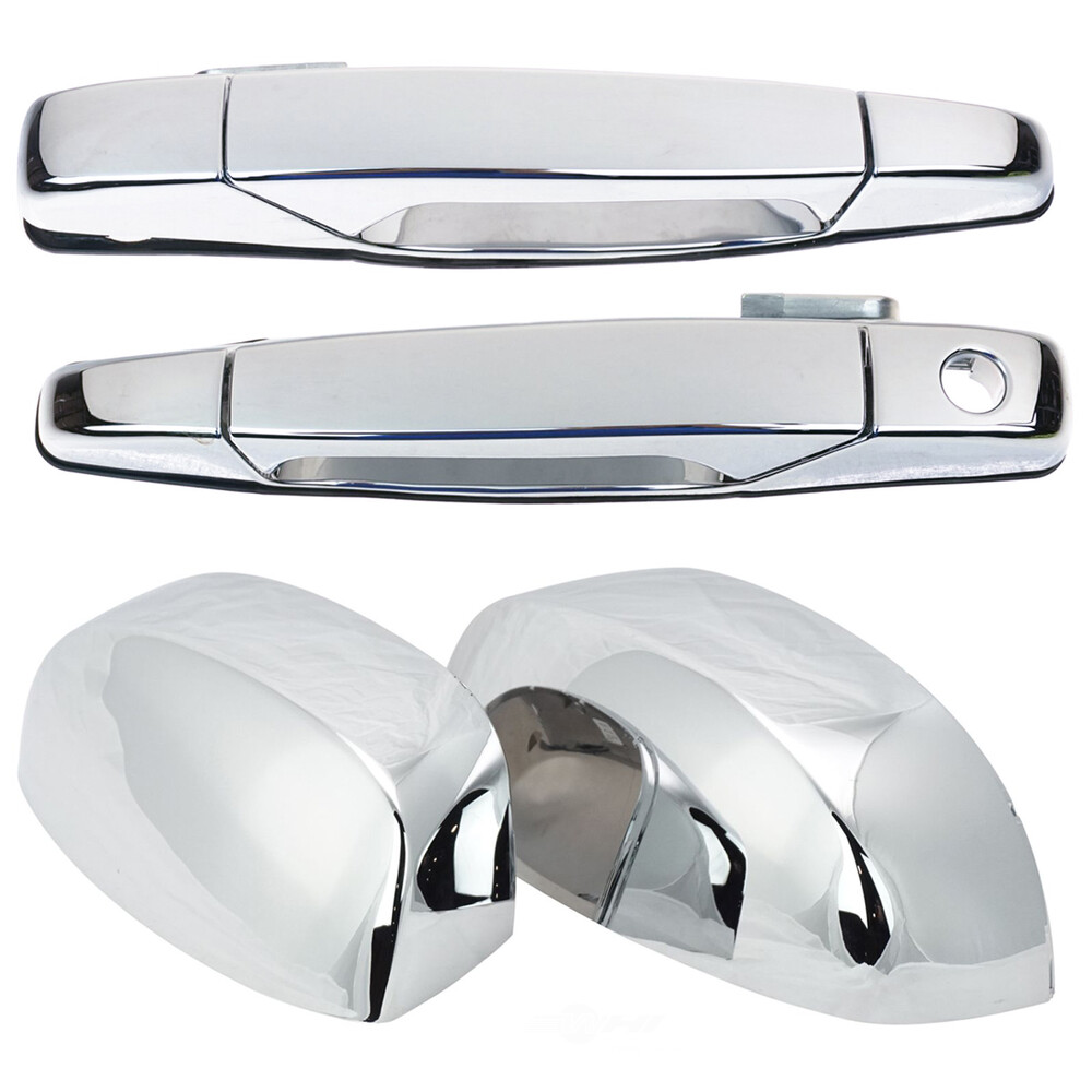 Vehicle Accessory Trim Kit-4 Piece Exterior Door Handles and Mirror Cap ...