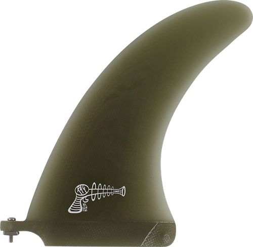 RAY GUN FIBERGLASS SURFBOARD VOLAN CENTER FIN 8.0" SMOKE | eBay