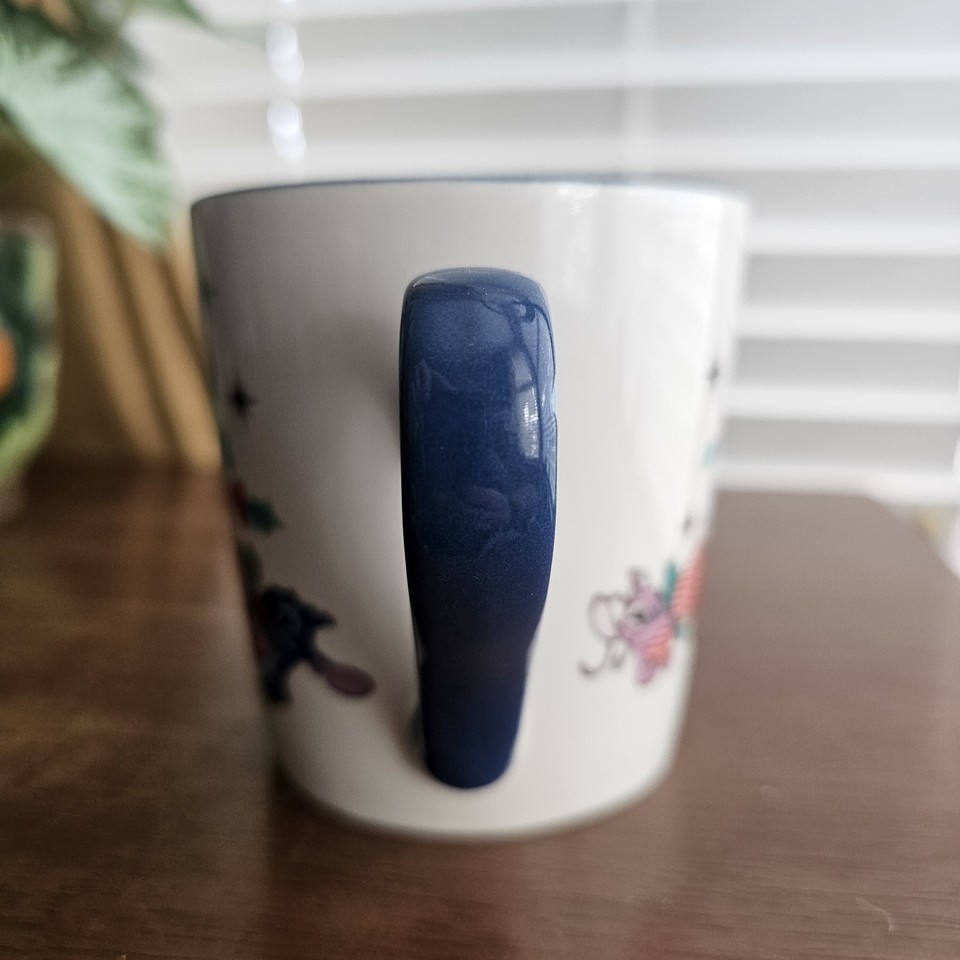 Tesco Alphabet Lilo & Stitch Mug Xmas Letter "L" Snow Crackers | eBay UK