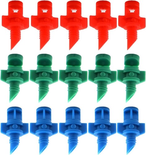 90x Micro Irrigation Spray Nozzle System Garden Lawn 90/180/360 Degree ...