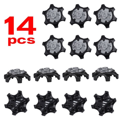 14Pcs Golf Shoe Spikes Replacement Screw Cleat System Studs Fast Twist ...