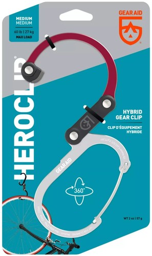 GEAR AID HEROCLIP 360° Swivel Carabiner Gear Clip and Hook (Medium ...