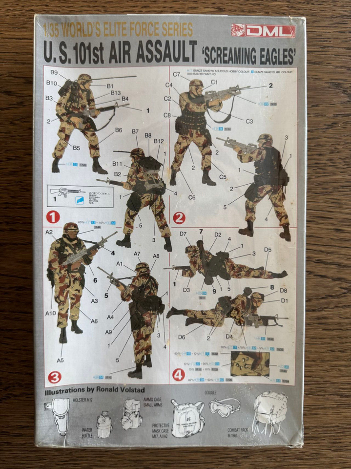 Dragon DML 1/35 US 101st Air Assault Screaming Eagles Sealed Model Kit ...
