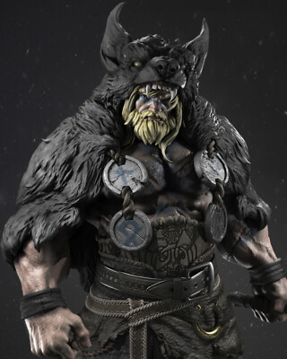 Thor 3D Printed Figure, Norse Mythology Viking God Statue, Unpainted | eBay