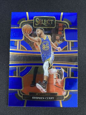 2023-24 Select Basketball Blue Concourse Stephen Curry #56 Golden State ...