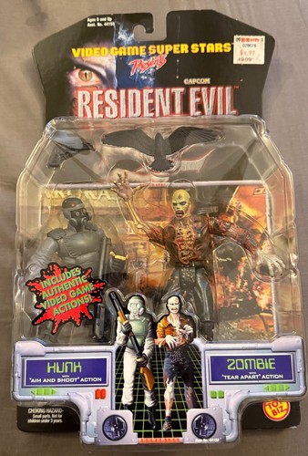 Resident Evil 2 Hunk & Zombie Action Figures! New! Toy Biz | eBay