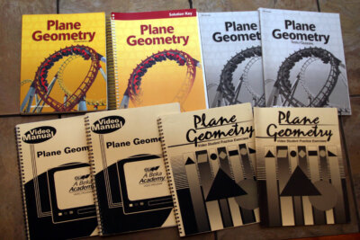 PLANE GEOMETRY Beka Book Lot 2nd Ed. Text/QuizKey, Solution Key, Video ...