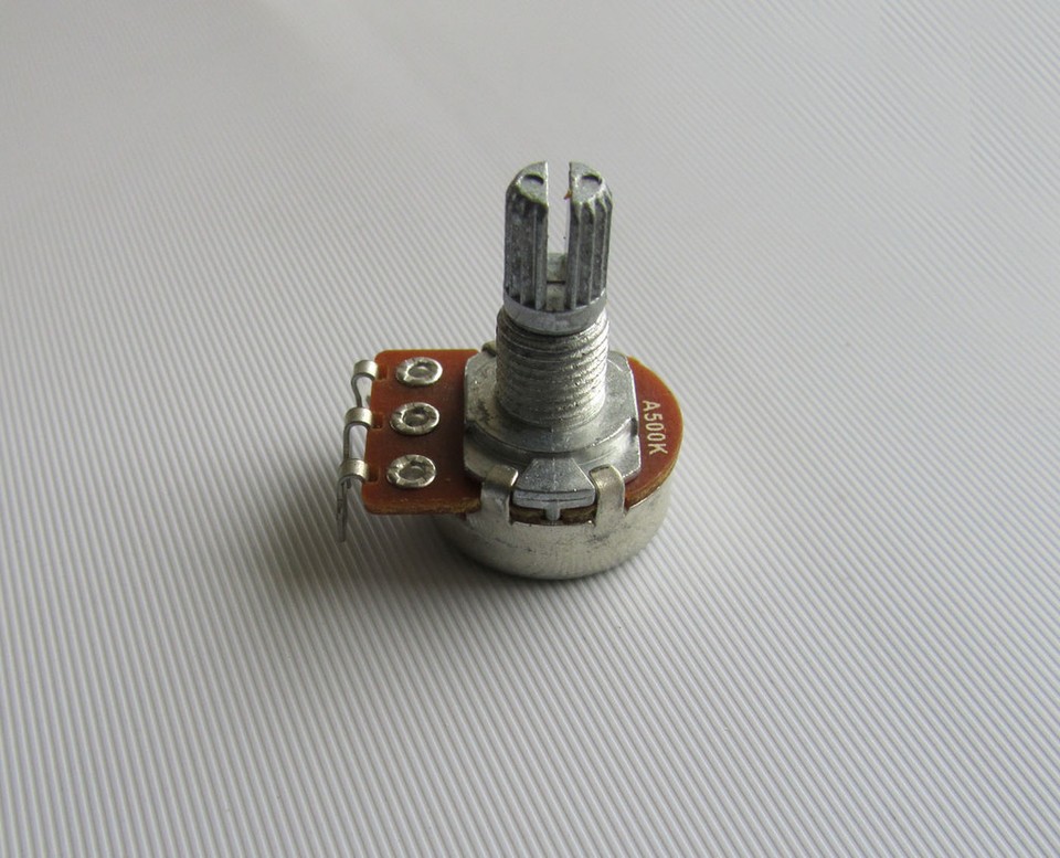 5pcs A500K 16mm Small Guitar Audio Pots Short Split Shaft ...