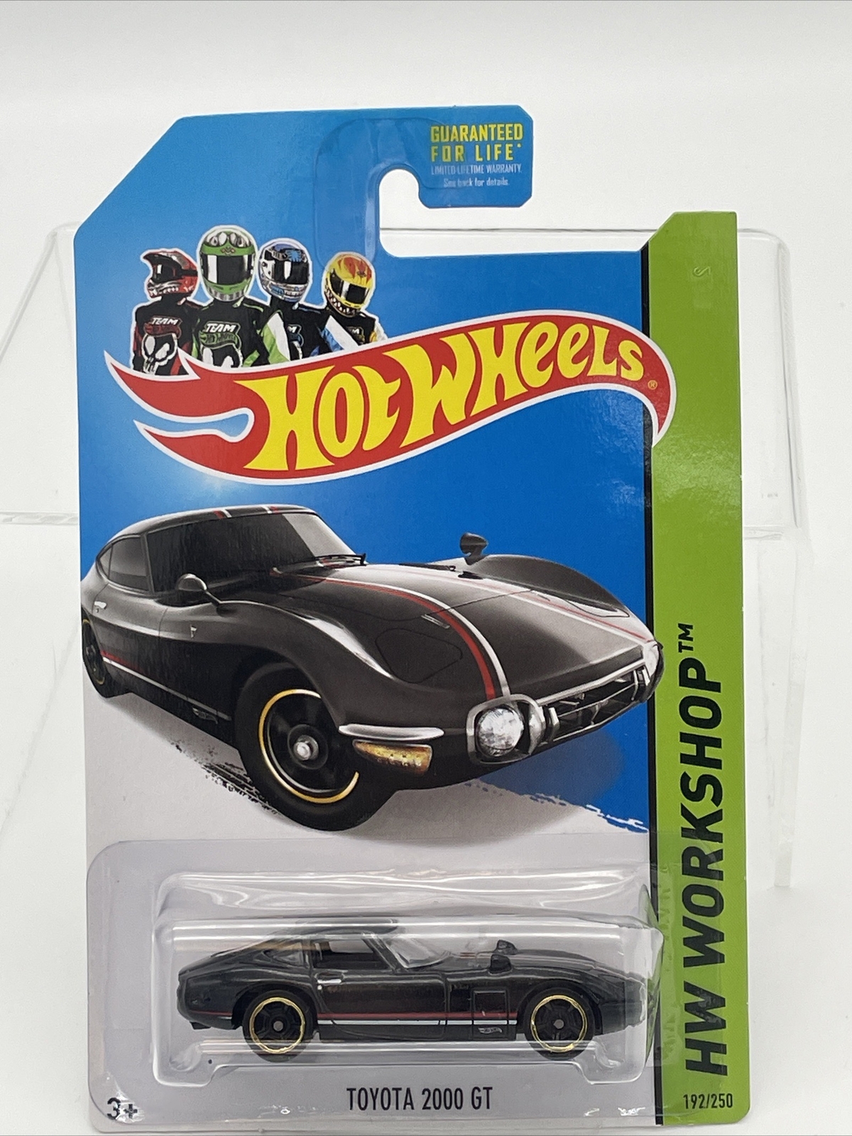 Hot Wheels Toyota 2000 GT HW Workshop 192/250 Black Red White Stripe ...