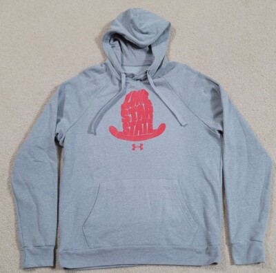 Under Armour Hoodie Texas Lone Star State Gray HeatGear Size Large ...