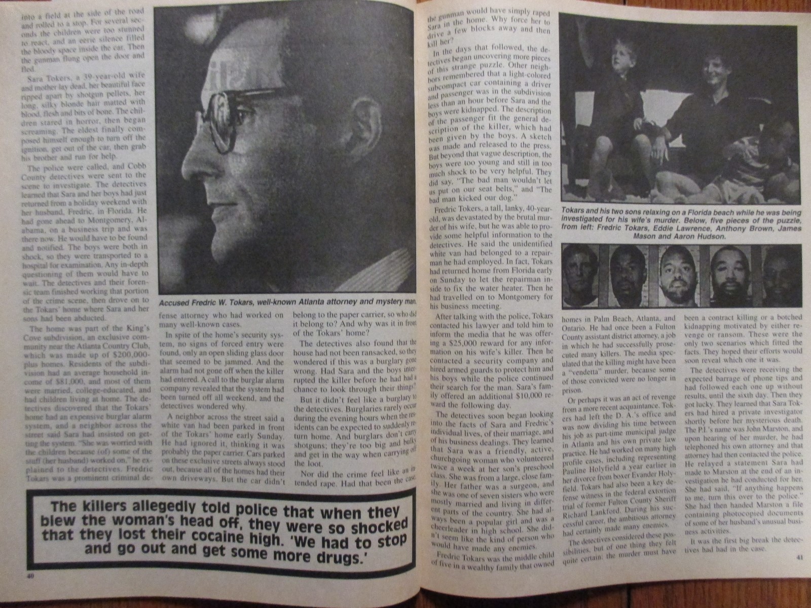 May-1995 Headquarters Detective Magaz(FRED TOKARS/JELLY BEAN BRYCE ...