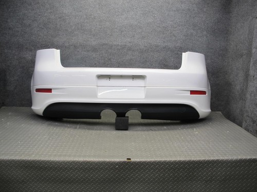 2008 VW GOLF MK5 R32 VR6 REAR BUMPER COVER CANDY WHITE W LOWER DIFFUSER ...
