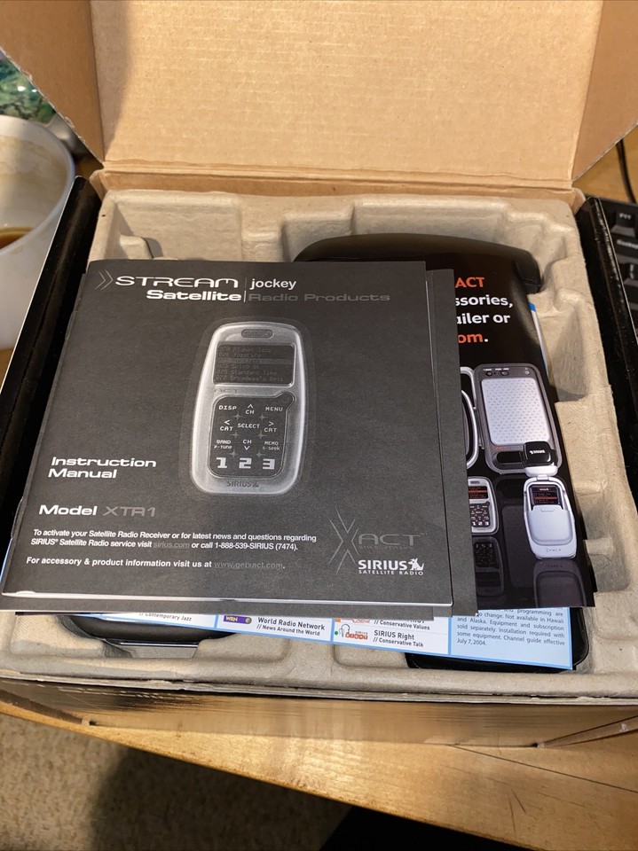 Xact STREAM Jockey Satellite Radio Receiver XTR1UK Sirius Kit *NEW* | eBay