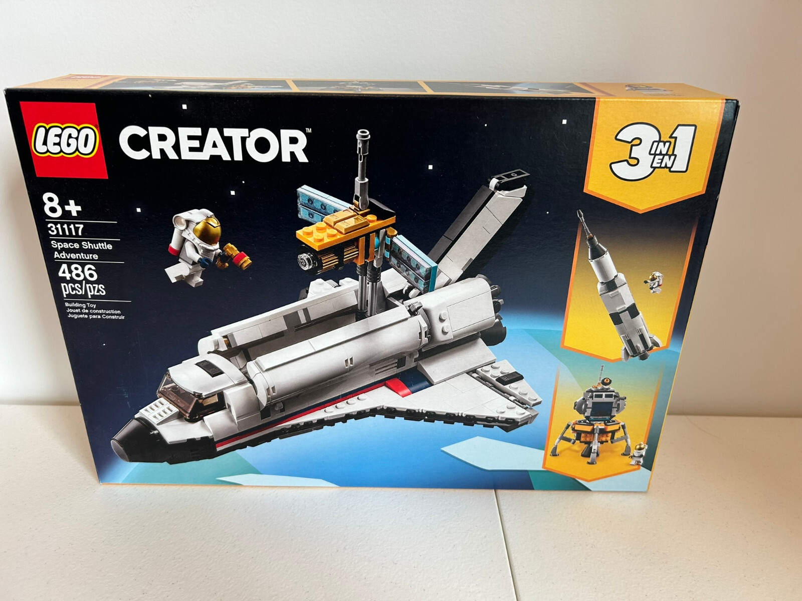 Lego Creator 3 in 1 Space Shuttle Adventure set 31117 NEW sealed box ...