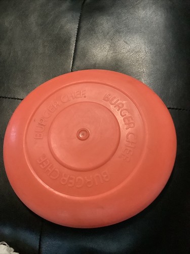 Vintage OFFICIAL BURGER CHEF Flying Disc~ Orange | eBay