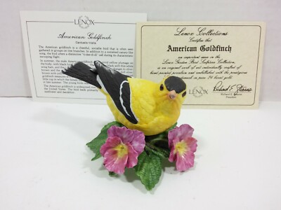 THE LENOX GARDEN BIRD COLLECTION American Goldfinch (1987) Fine ...