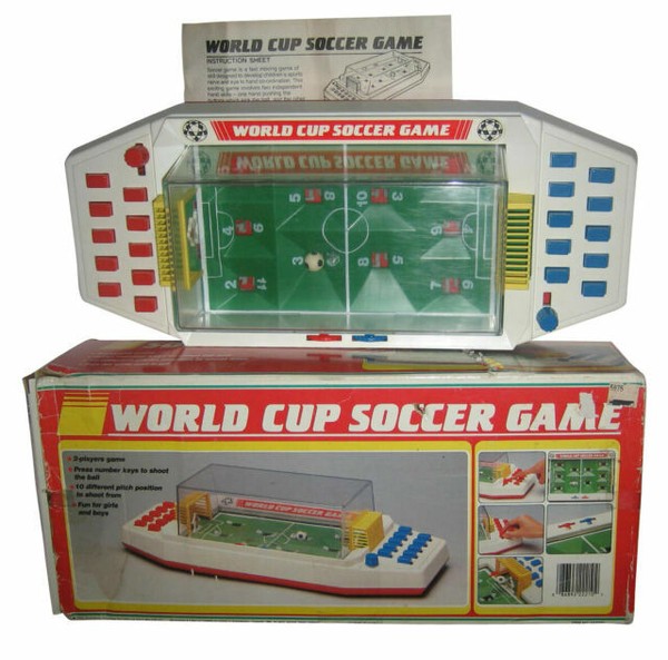 World Cup Soccer Vintage Table Top (1987) Playwell Football Game Retro ...