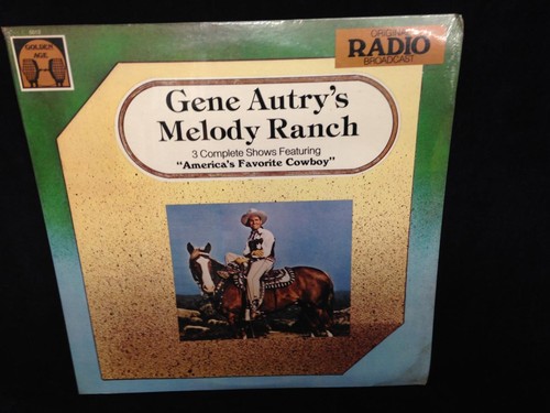 STILL SEALED GENE AUTRY LP: Melody Ranch, Original Radio, 3 Complete ...