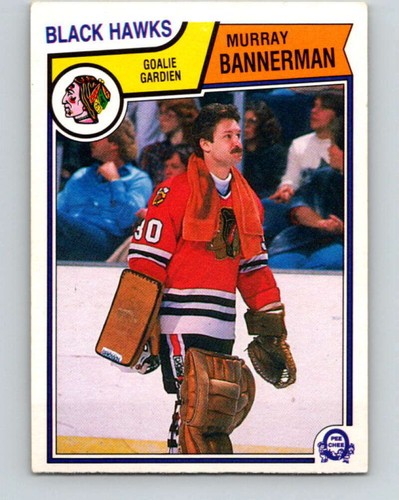 1983-84 O-Pee-Chee #97 Murray Bannerman Chicago Blackhawks V27015 | eBay