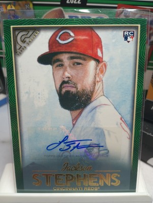 2018 Topps Gallery Green Auto /99 Jackson Stephens Rookie Auto ...