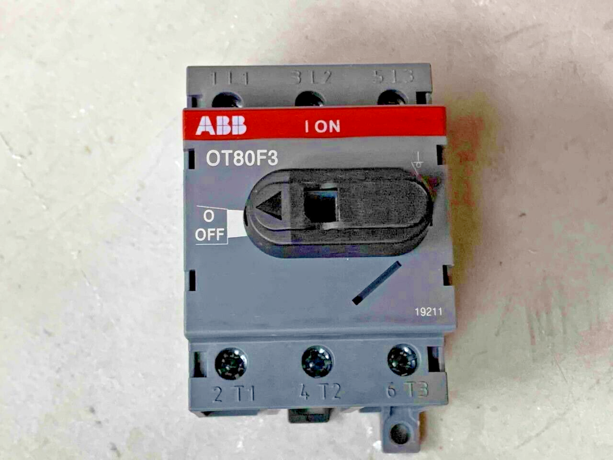 Ot100f3 ABB OT100F3 Non Fused Disconnect Switch 100A 3 Poles 600VAC,