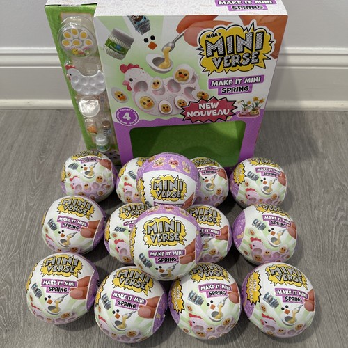 Miniverse Make It Mini Spring Collection With 14 Balls & Display Box ...