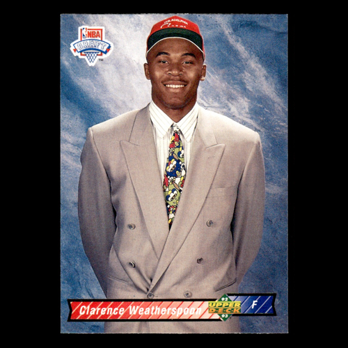 Clarence Weatherspoon Rookie #5 1992 Upper Deck Philadelphia 76ers ...