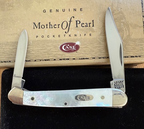 CASE MOP PEARL MINI COPPERHEAD KNIFE NEVER USED IN BOX #82109X SS D5 | eBay