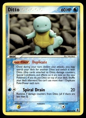 2005 Pokemonm EX - Delta Species Ditto #64 A1 | eBay