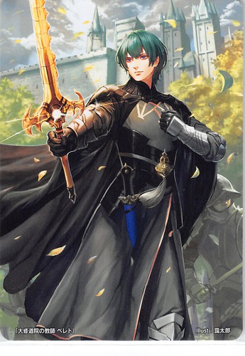 Fire Emblem 0 Cipher Marker Trading Card Byleth Eisner Male 12/2020 ...