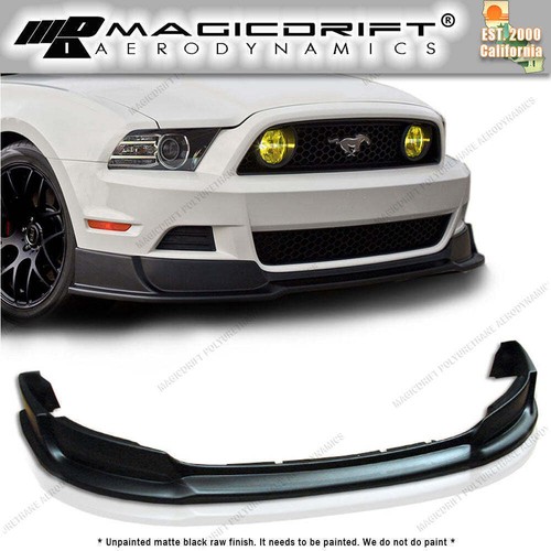 For 13-14 Ford Mustang V6 V8 GT Front RTR Style Bumper Lip Chin Spoiler ...