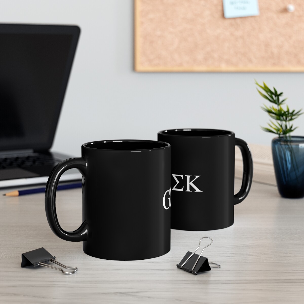 Geek In Greek 11oz Black Mug | eBay