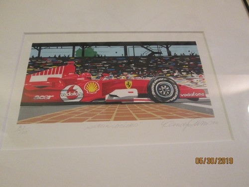 Ferrari Formula 1 Signed Serigraph Randy Owens, 81/125 | eBay