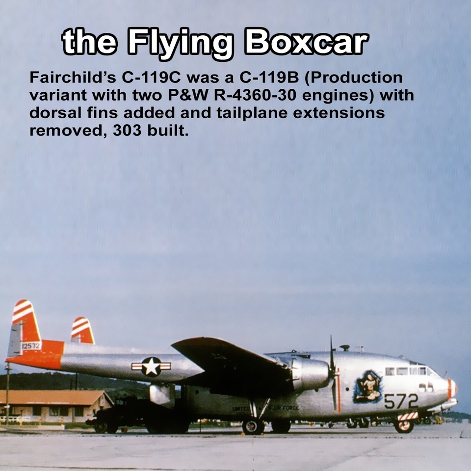 RODEN 321 1/144 FAIRCHILD C-119C "FLYING BOXCAR" MODEL KIT | eBay