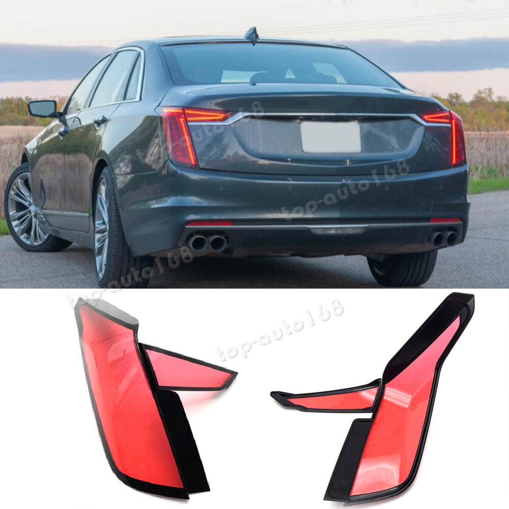 Rear Tail Lights Red Lens Cover Shell Fit For Cadillac CT6 2019 2020 ...