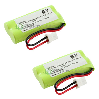 2 Home Battery for VTech CS6114 CS6124 CS6328 CS6329 CS6400 CS6409 ...