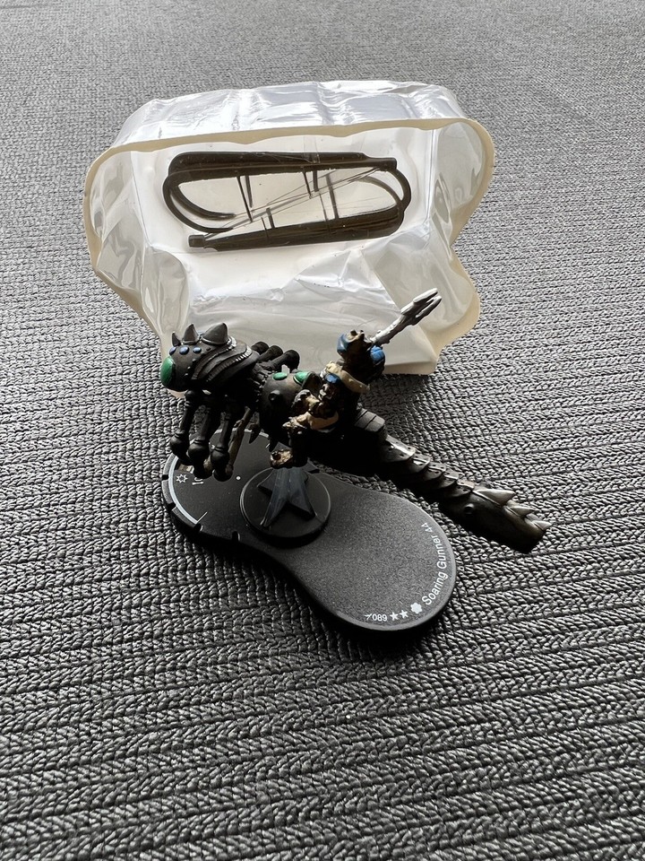 Mage Knight Lancers Soaring Gunner Horned Dragonfly Blue Armor #089 ...