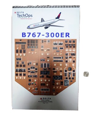 Boeing 767 Cockpit panels Illustration | eBay