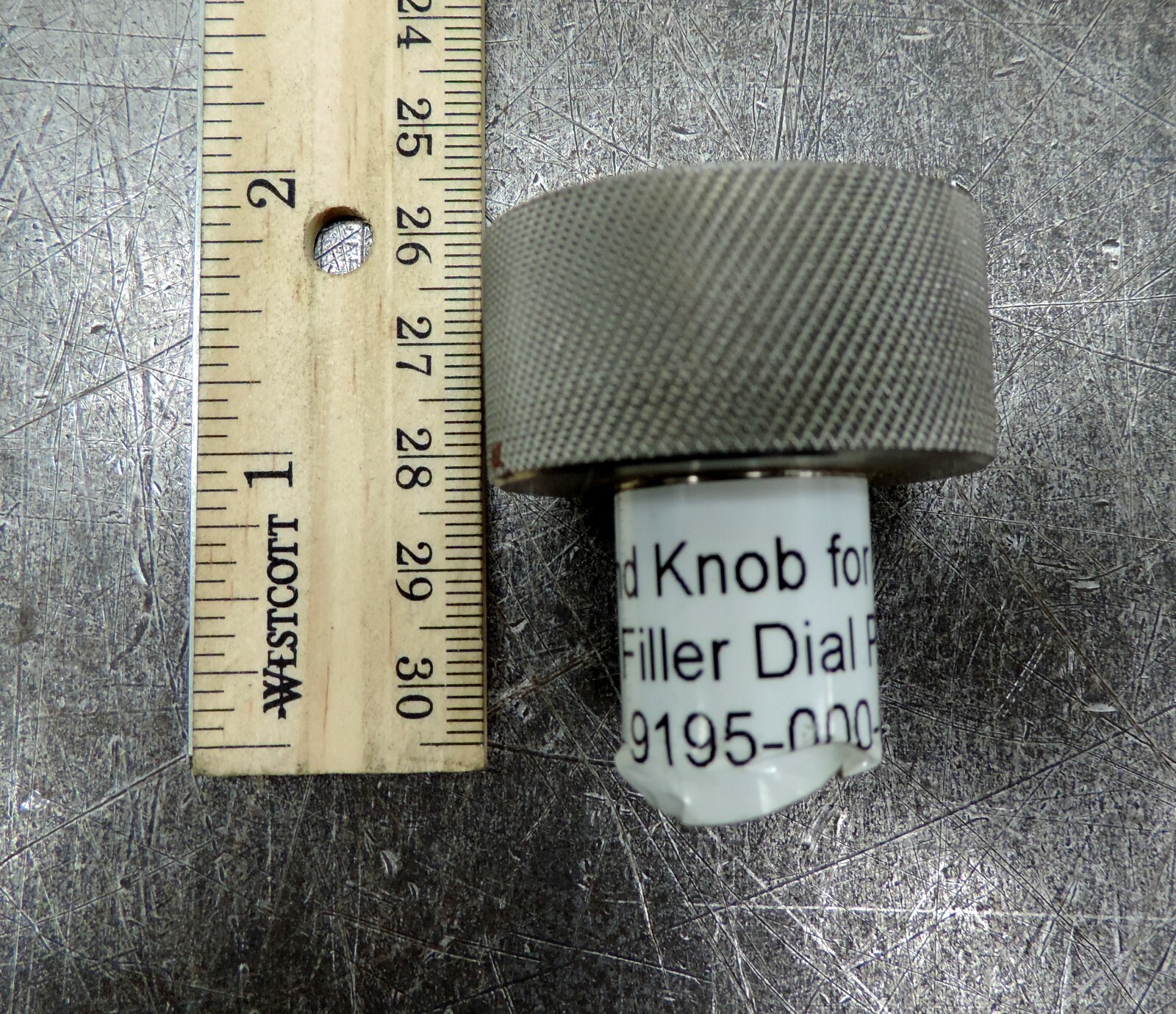 Handle Knob for Rotary Filler Dial Plate Knurled Stainless Steel 9195 ...